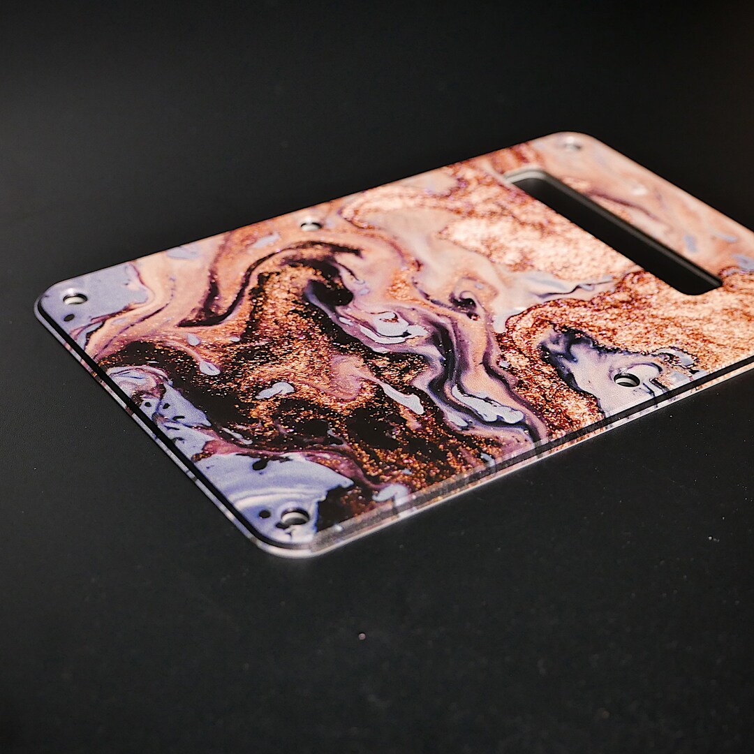 Fender ST Backplate • Marble #20 • Custom Pickguard • Graphic ...