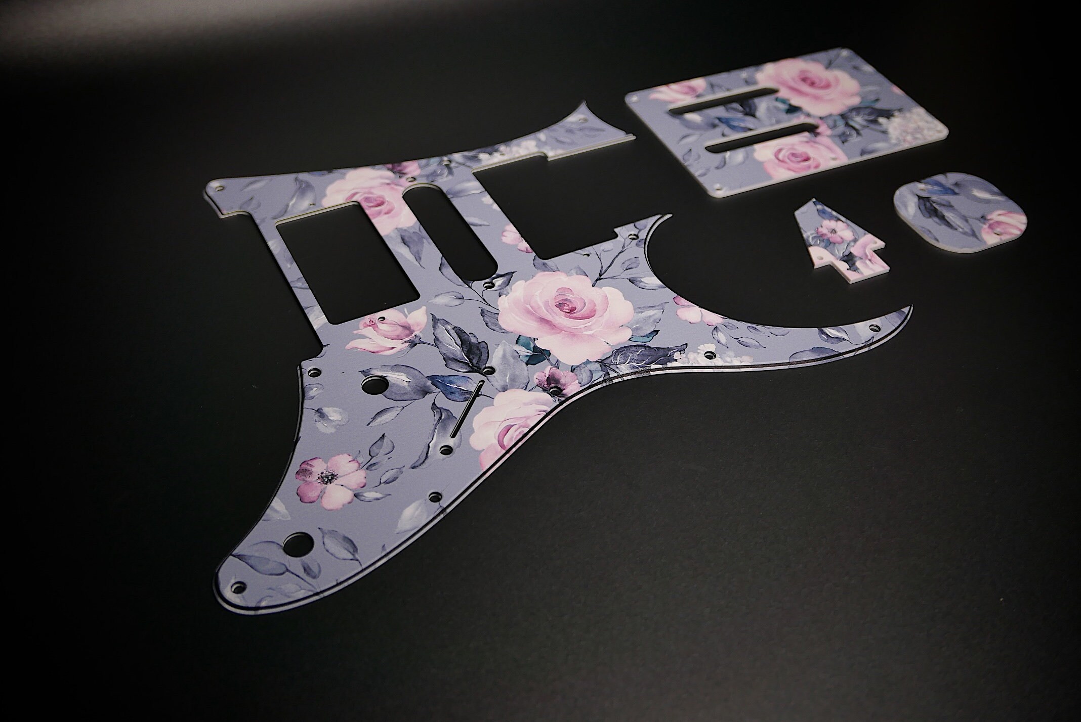 Ibanez Jem Jr. Full Set • Floral #9 • Custom Pickguard • Graphic ...