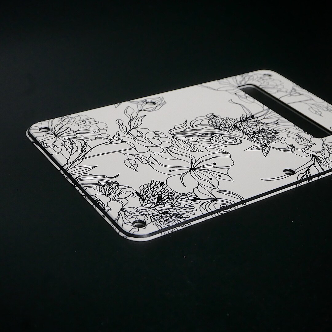 Fender ST Backplate • Floral #7 • Custom Pickguard • Graphic ...