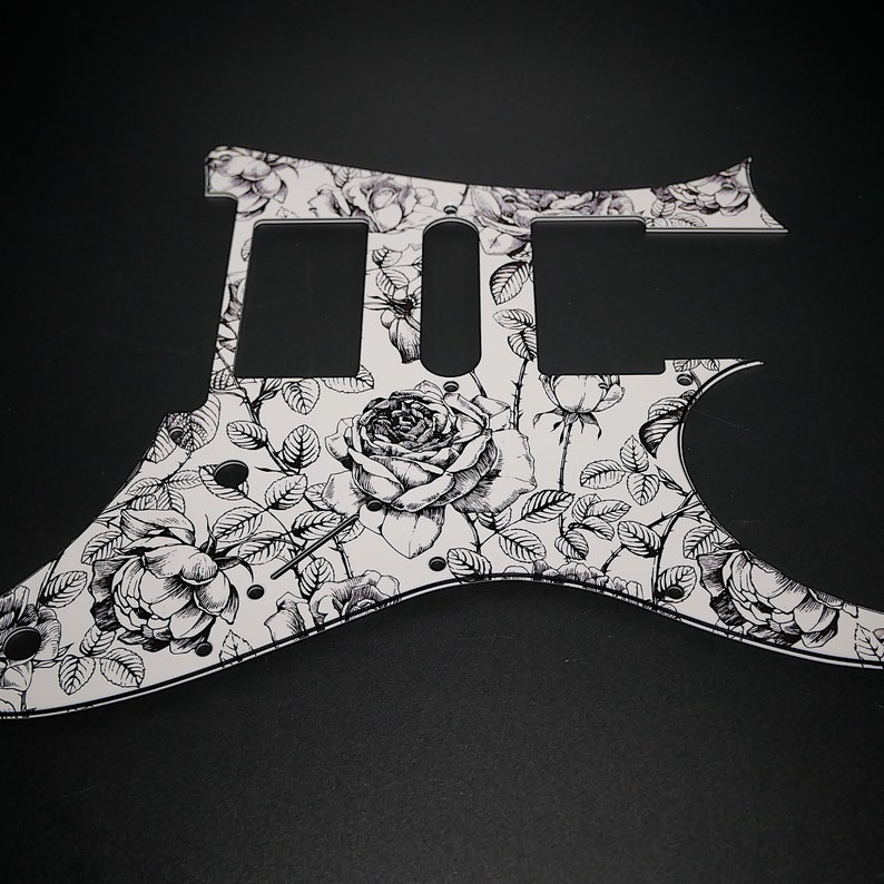 Ibanez Pickguard Floral 12 RG Series Custom Pickguard - Etsy