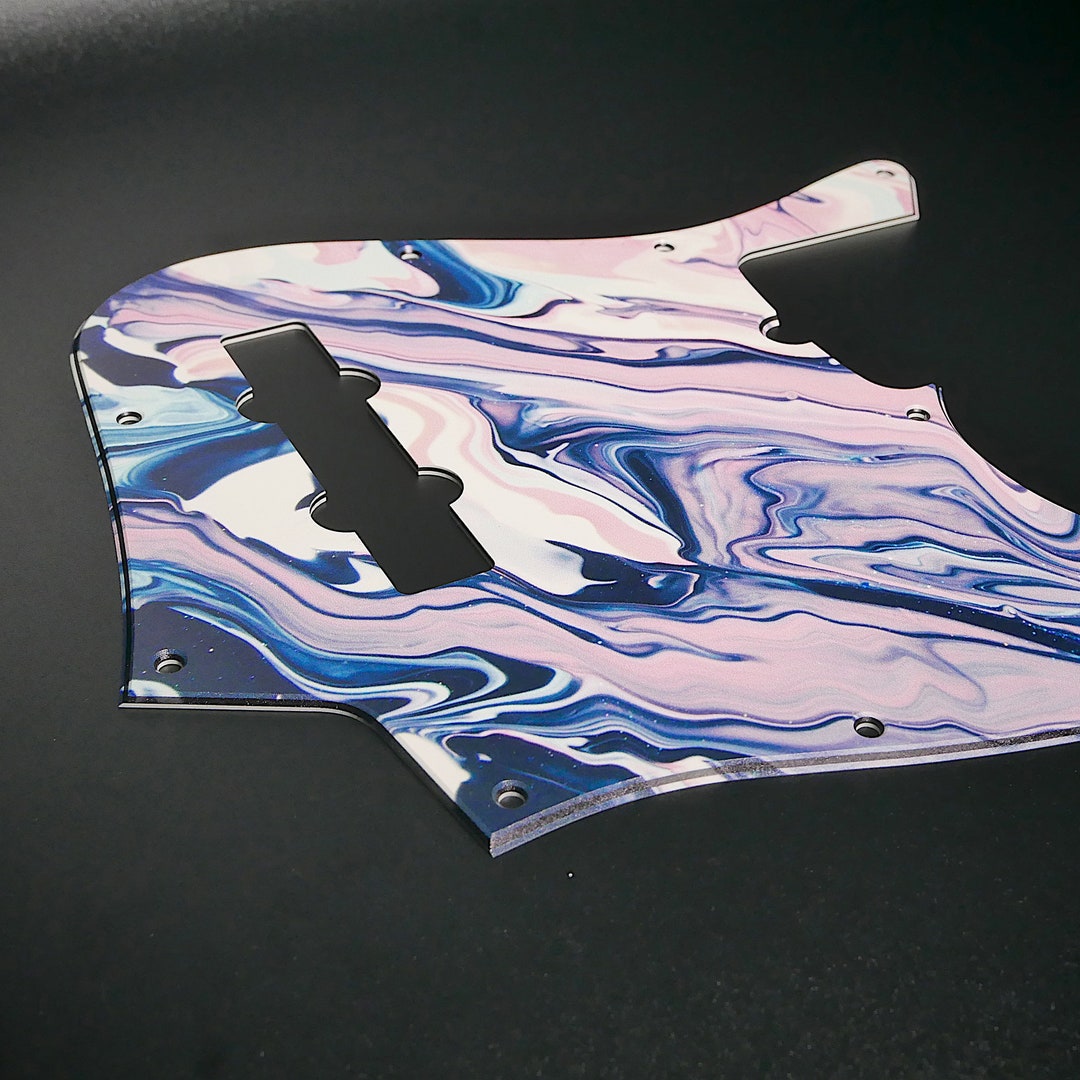 Fender Jbass Pickguard • Marble #5 • Custom Pickguard • Graphic ...