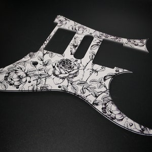 Ibanez Pickguard Floral 12 RG Series Custom Pickguard - Etsy