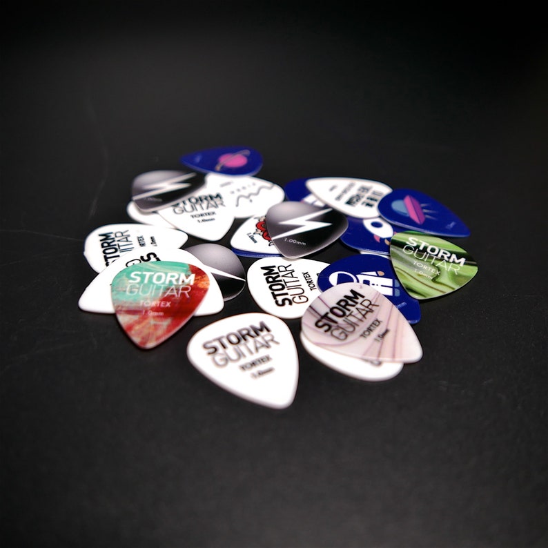 Custom Picks TORTEX White Standard Shape Double Sided - Etsy