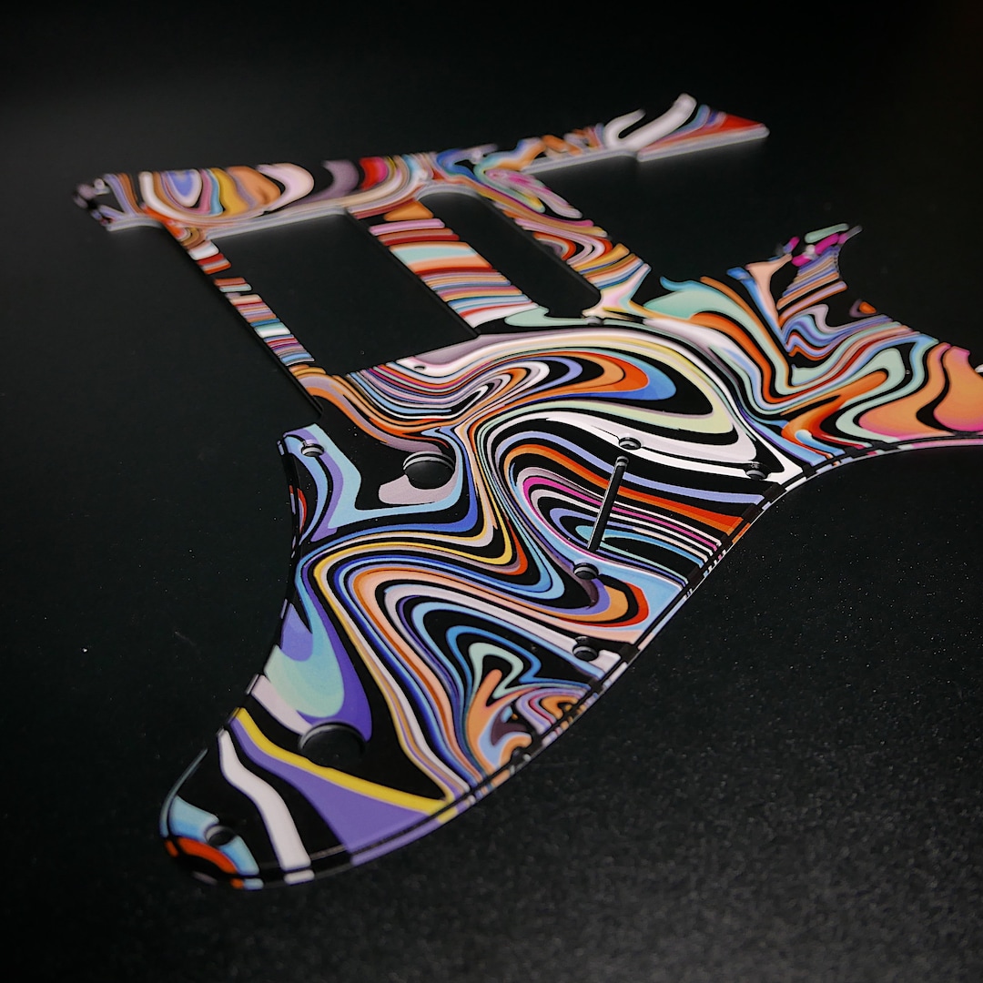 Ibanez Pickguard • Marble #11 • RG Series • Custom Pickguard • Graphic ...