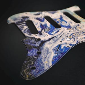 Fender ST Style Pickguard • Marble #23 • Custom Pickguard • Graphic ...