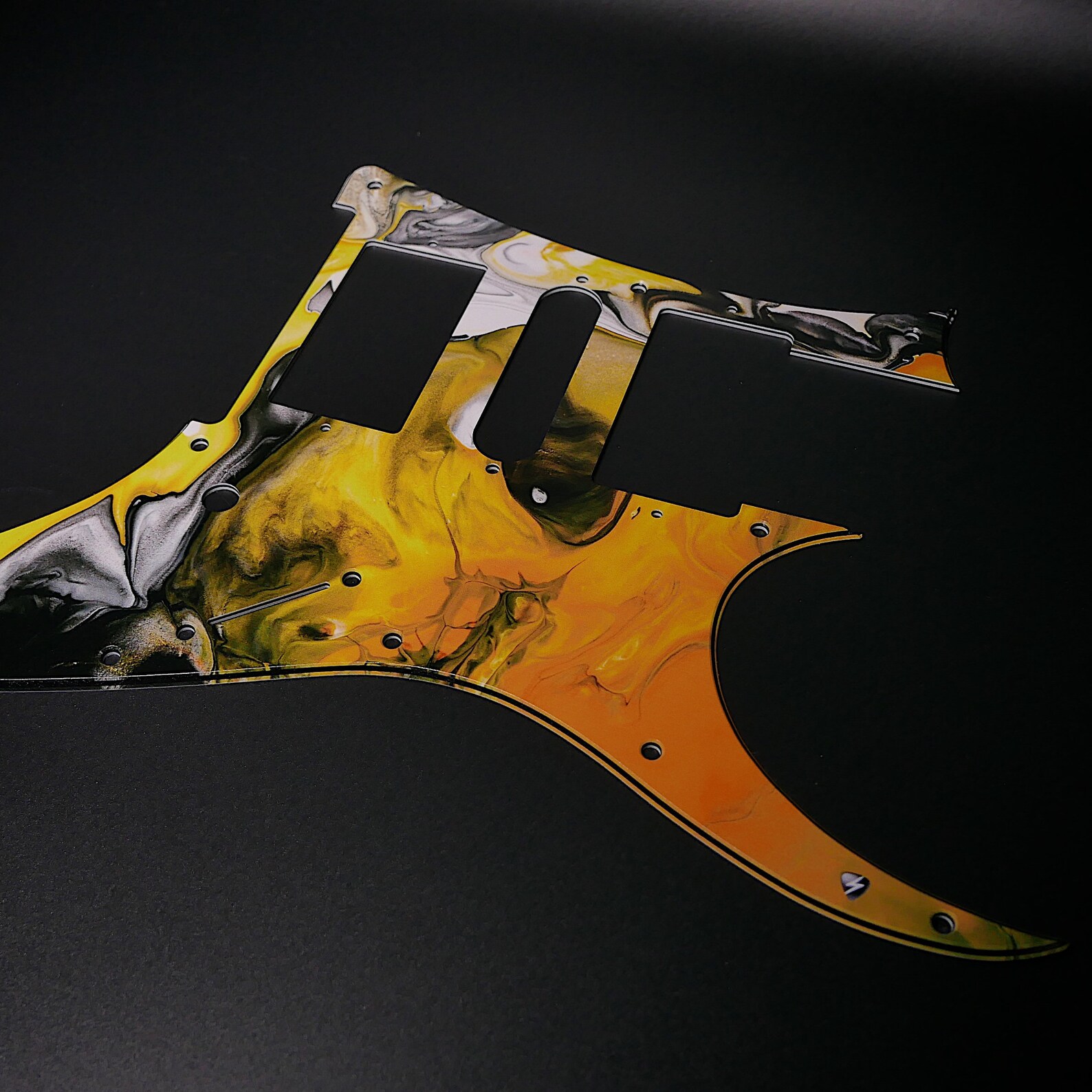 Ibanez Pickguard Yellow Marble RG Series Custom - Etsy