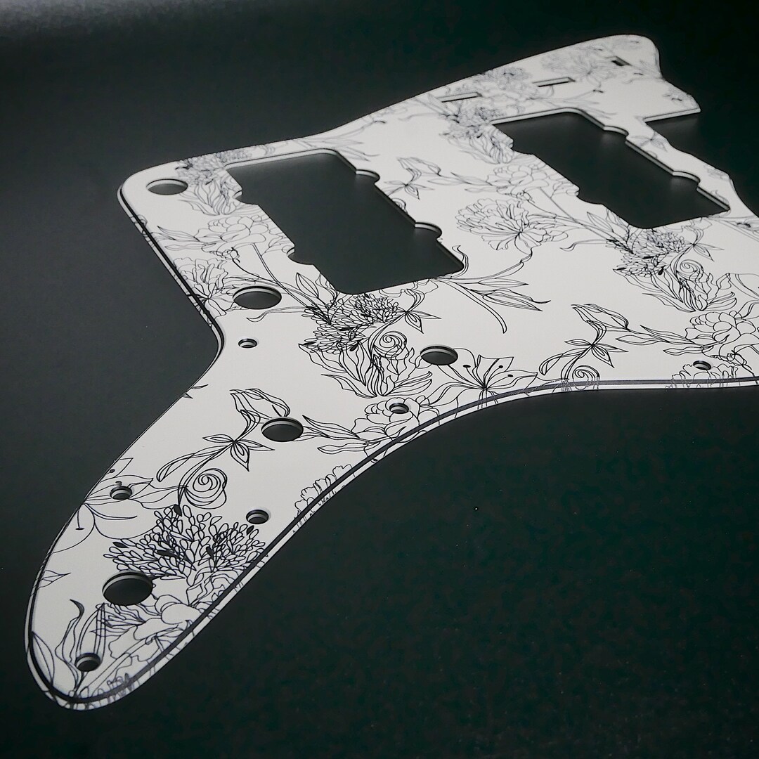 Fender Jazzmaster Pickguard Floral 7 Custom Pickguard - Etsy