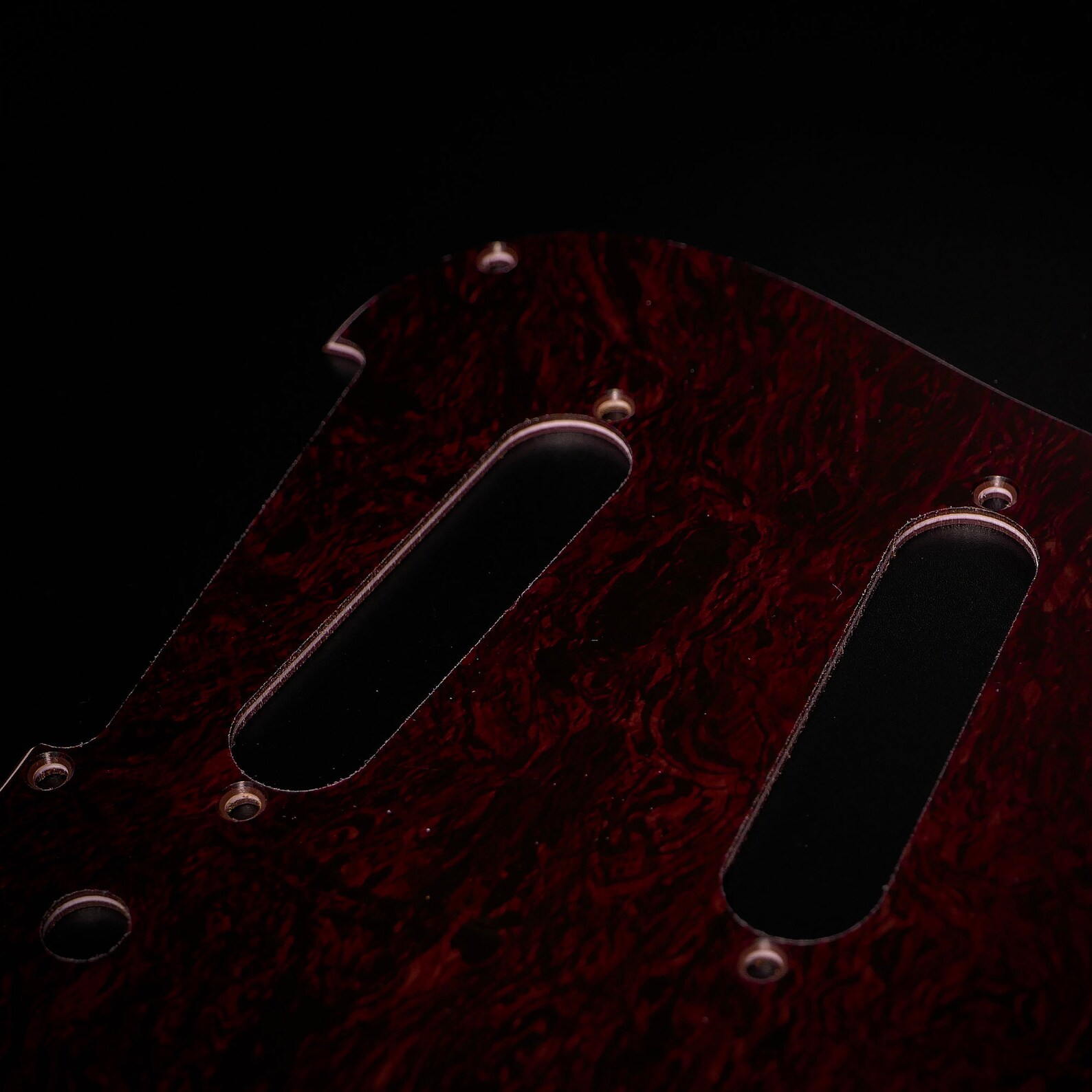 PRS Silver Sky • Silver Sky SE Pickguard • 4-ply Dark Tortoise (brown ...