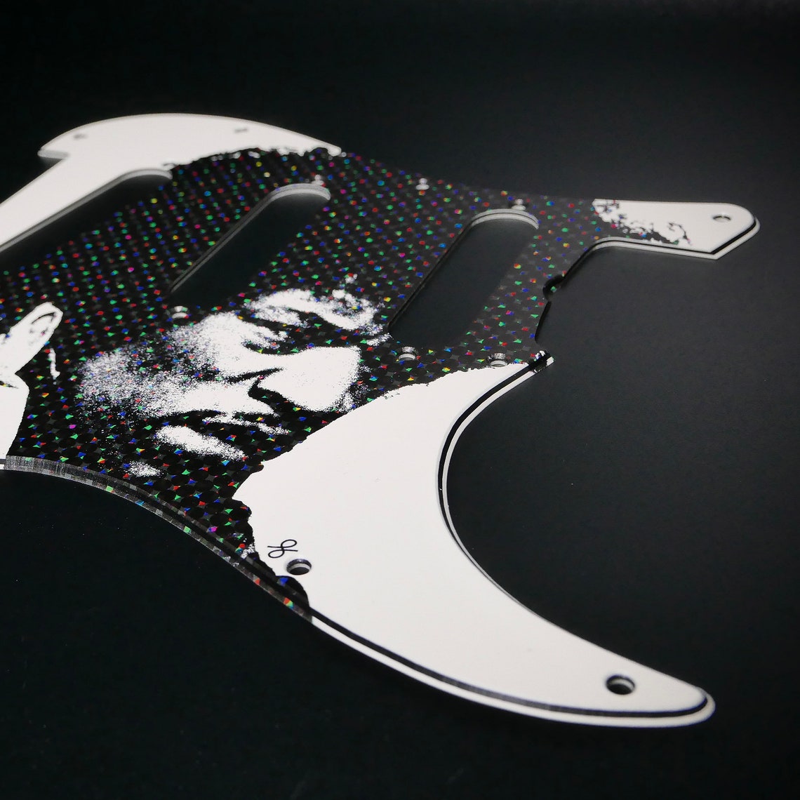 Fender ST Style Pickguard • Jimi Hendrix #2 • Custom Pickguard ...