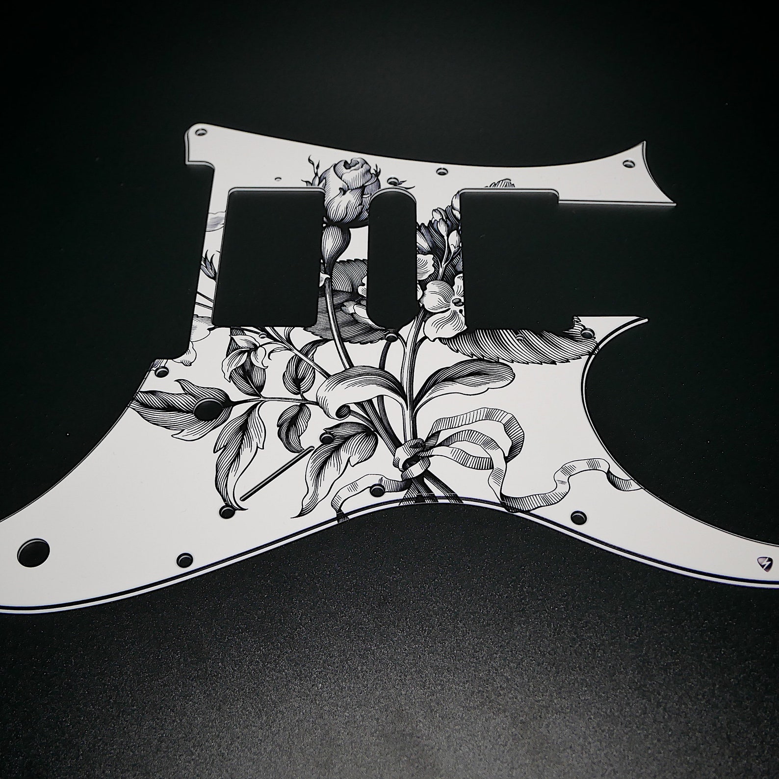 Ibanez Pickguard / Rose Flower Vintage / RG Series / Jem - Etsy