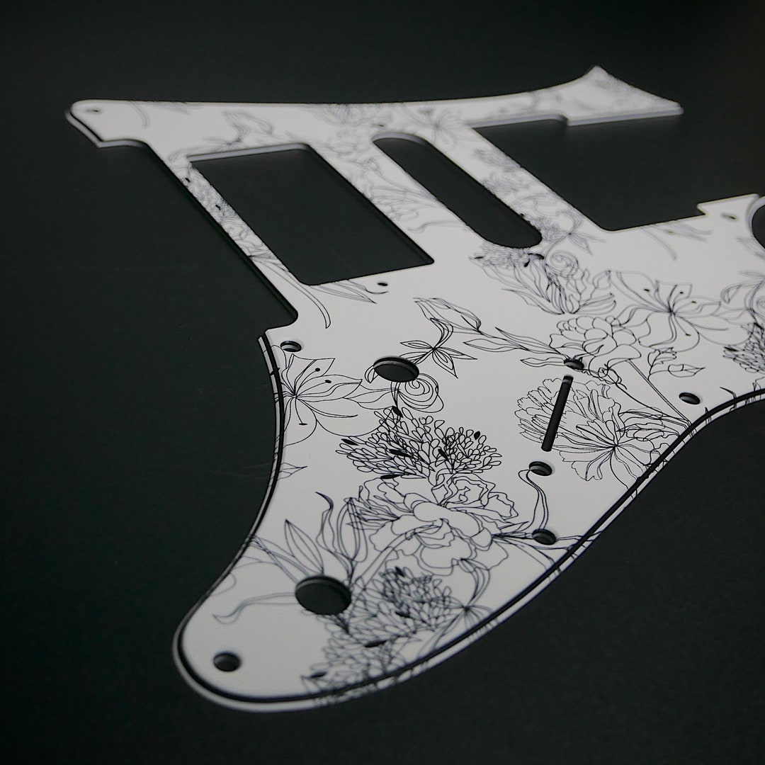 Ibanez Pickguard • Floral #7 • Jem Series • Custom Pickguard • Graphic ...