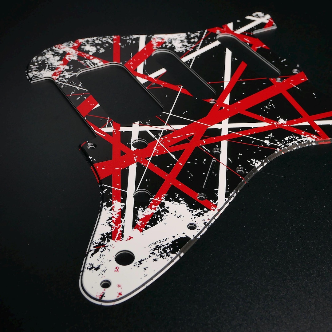 Fender ST Style Pickguard • Vintage Line Art #3 • Custom Pickguard ...