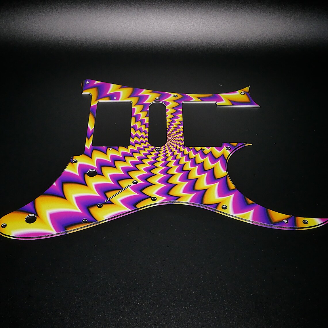 Ibanez Jem Jr. Full Set • Spin Illusion • Custom Pickguard • Graphic ...