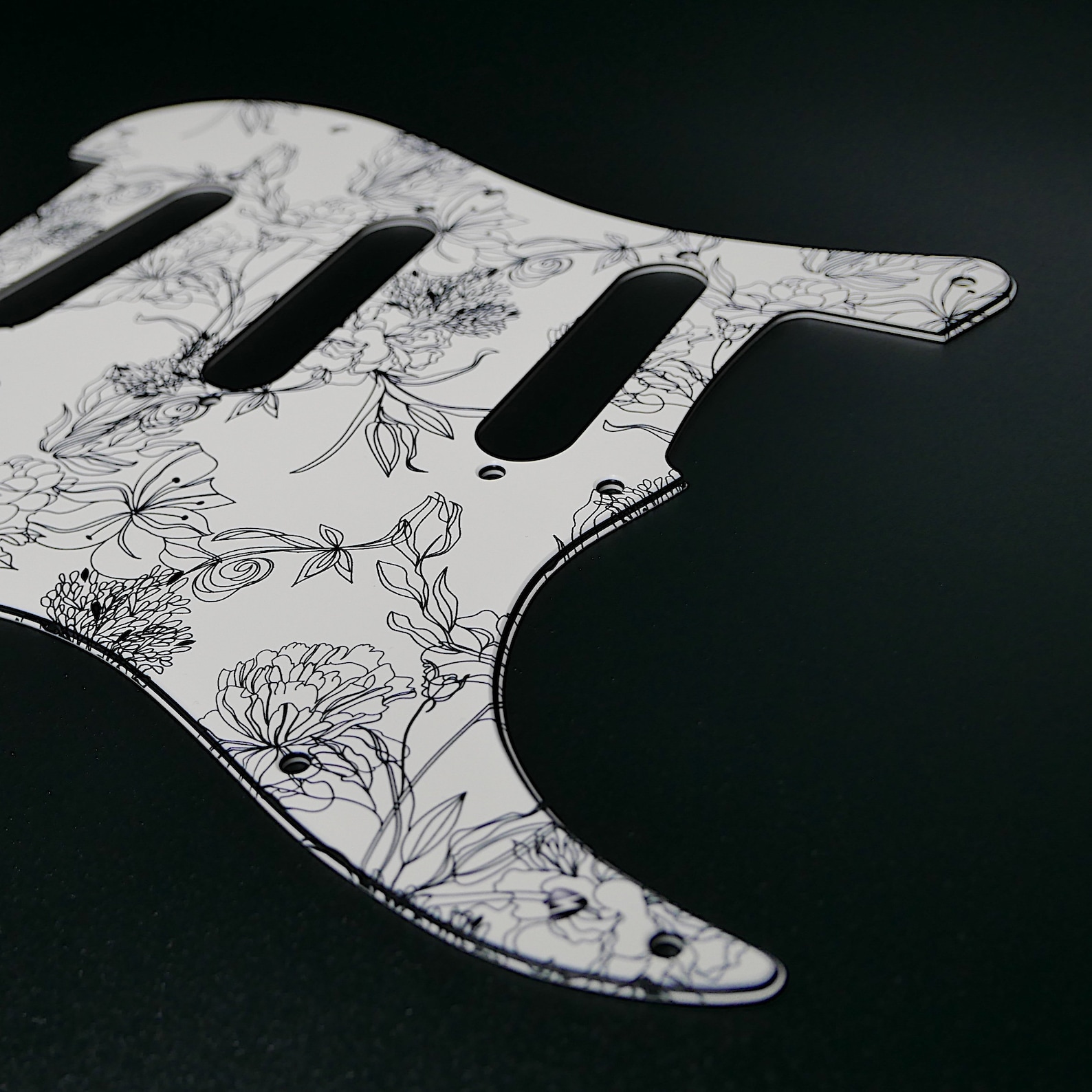 Fender Strat Pickguard Floral Pattern 7 Custom Pickguard - Etsy Canada
