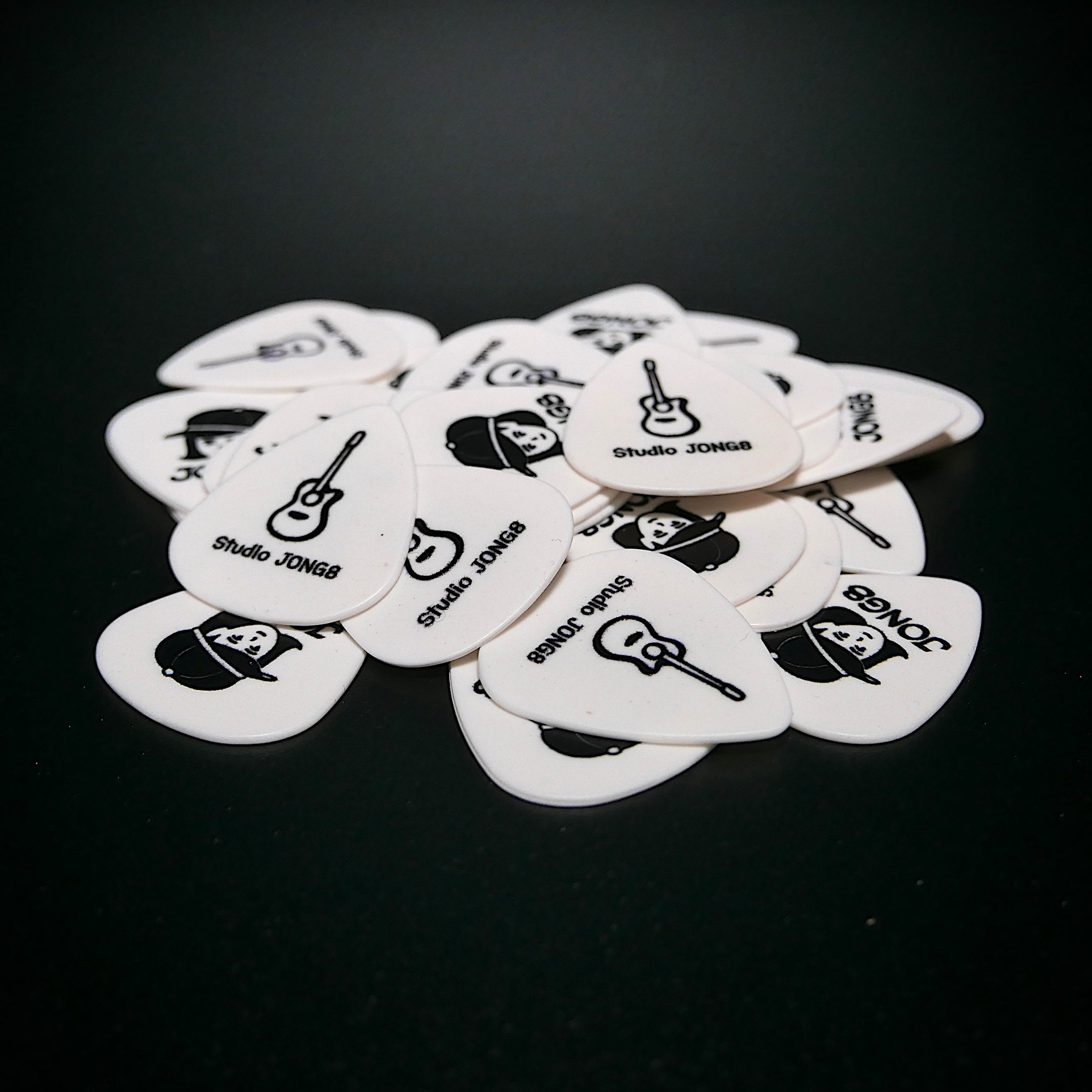 Custom Picks TORTEX White Standard Shape Single Sided - Etsy Australia