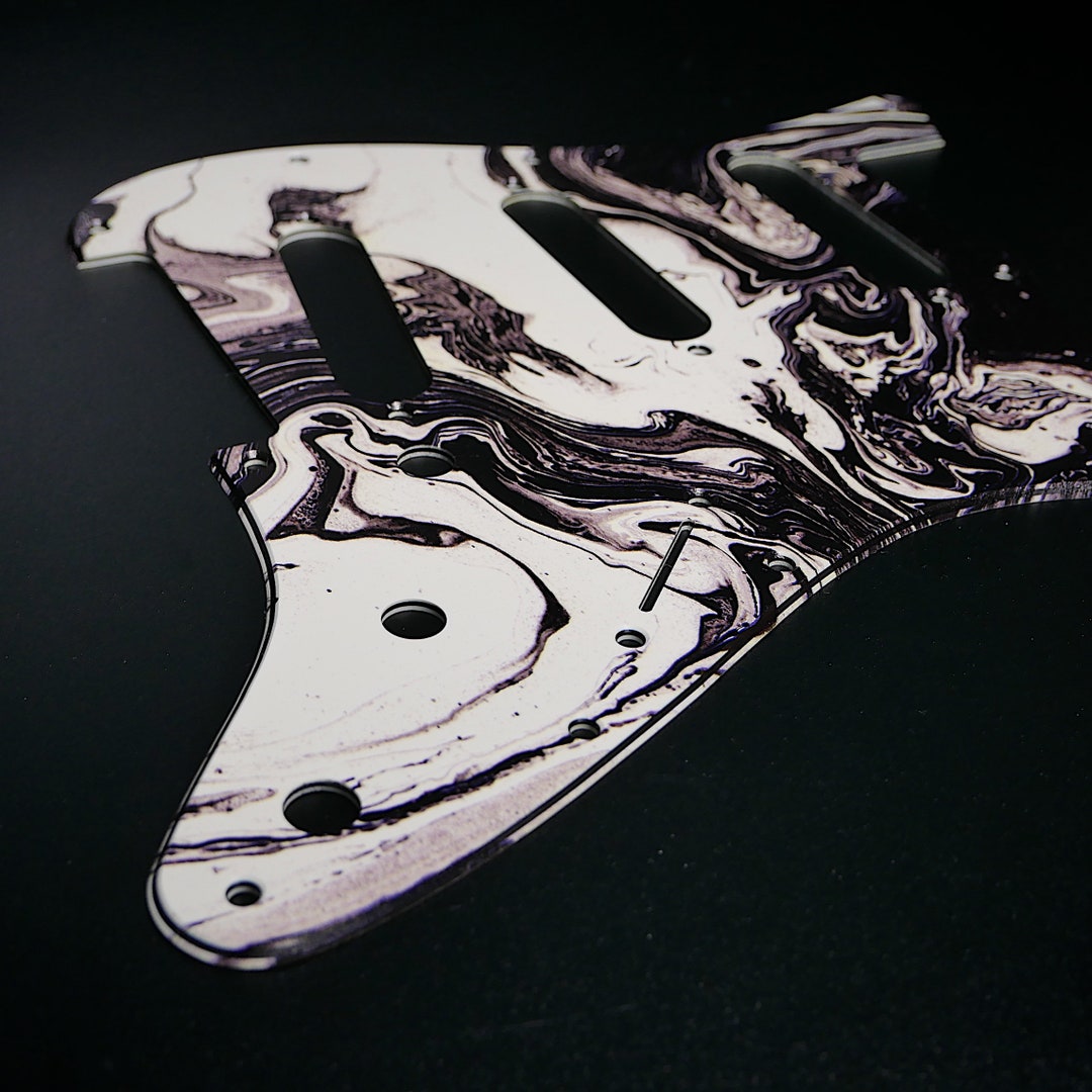Fender ST Style Pickguard • Marble #2 • Custom Pickguard • Graphic ...