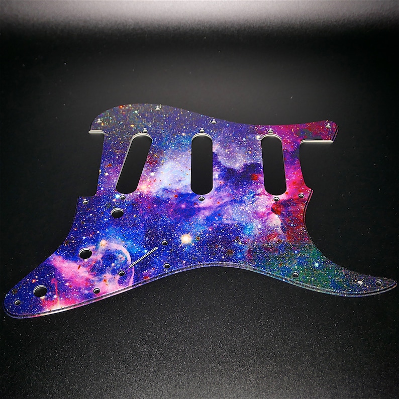 Fender Strat Pickguard Universe Custom Pickguard Graphic - Etsy