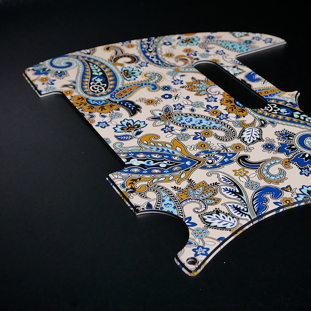 Fender T Style Pickguard • Paisley #6 • Custom Pickguard • Graphic ...