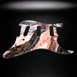Fender ST Style Pickguard • Marble #21 • Custom Pickguard • Graphic ...