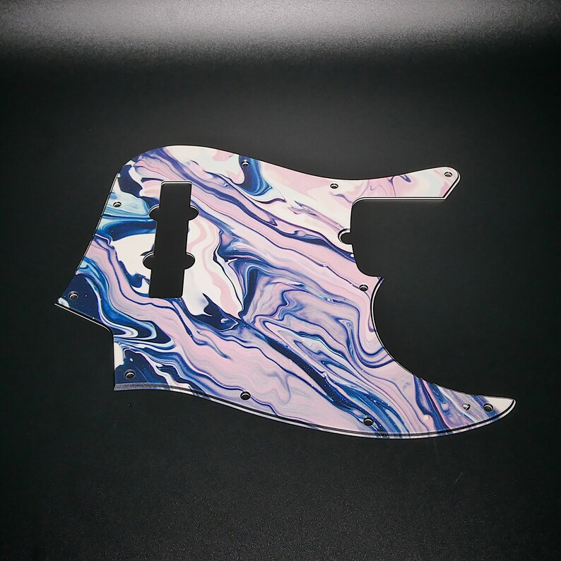 Fender Jbass Pickguard • Marble #5 • Custom Pickguard • Graphic ...