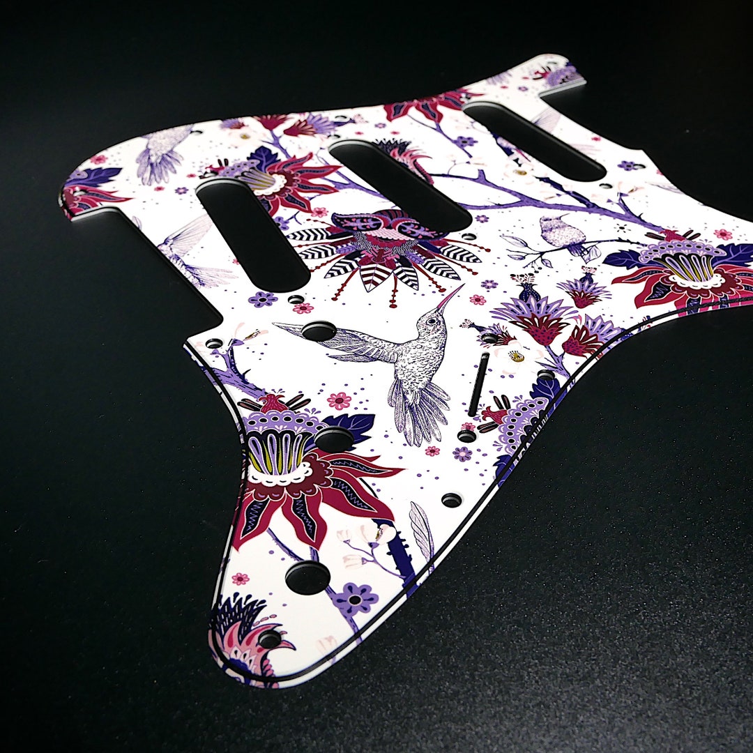 Fender ST Style Pickguard • Paisley #9 • Custom Pickguard • Graphic ...