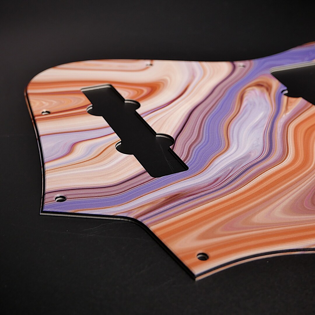 Fender Jbass Pickguard • Marble #10 • Custom Pickguard • Graphic ...