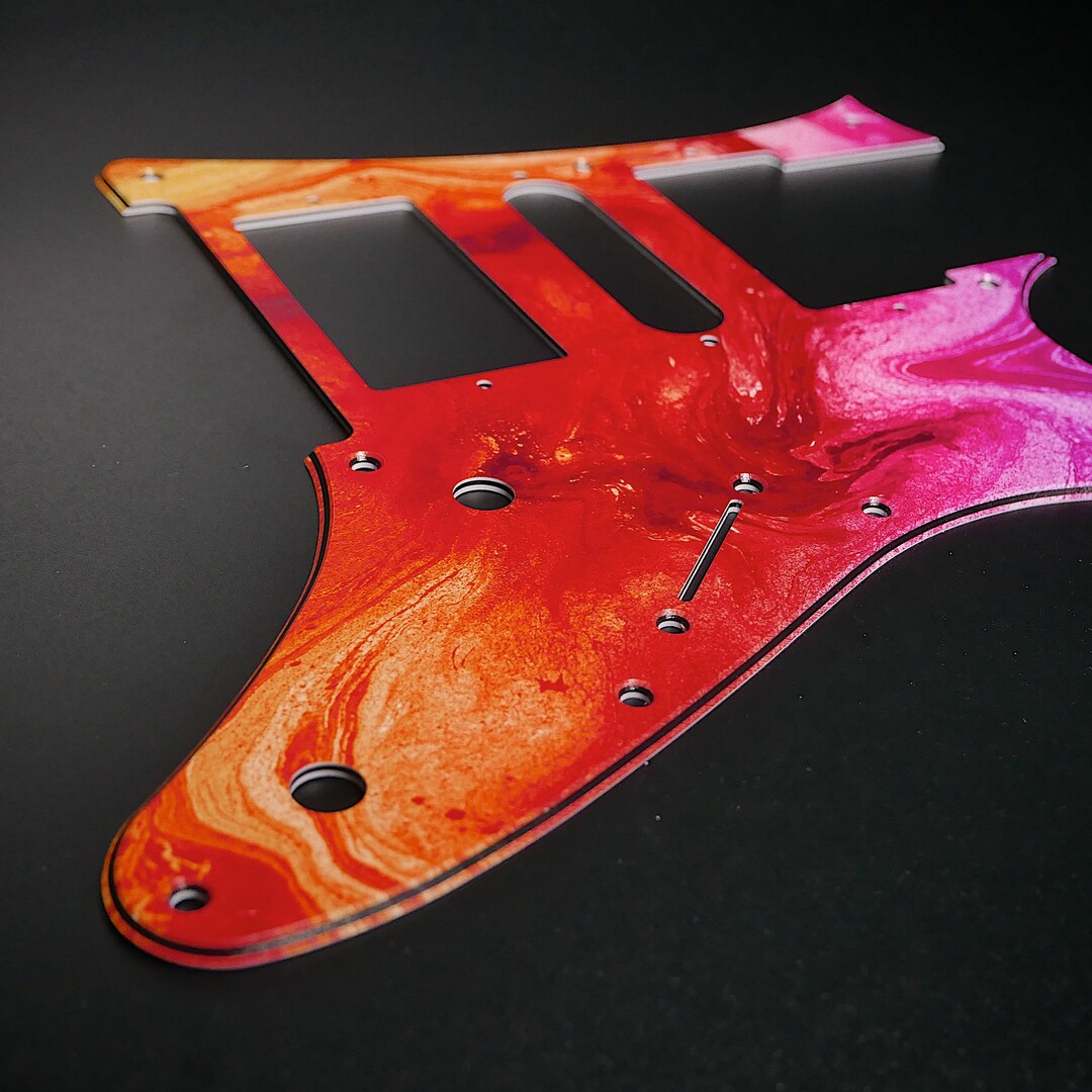 Ibanez Pickguard • Marble #4 • Jem Series • Custom Pickguard • Graphic ...