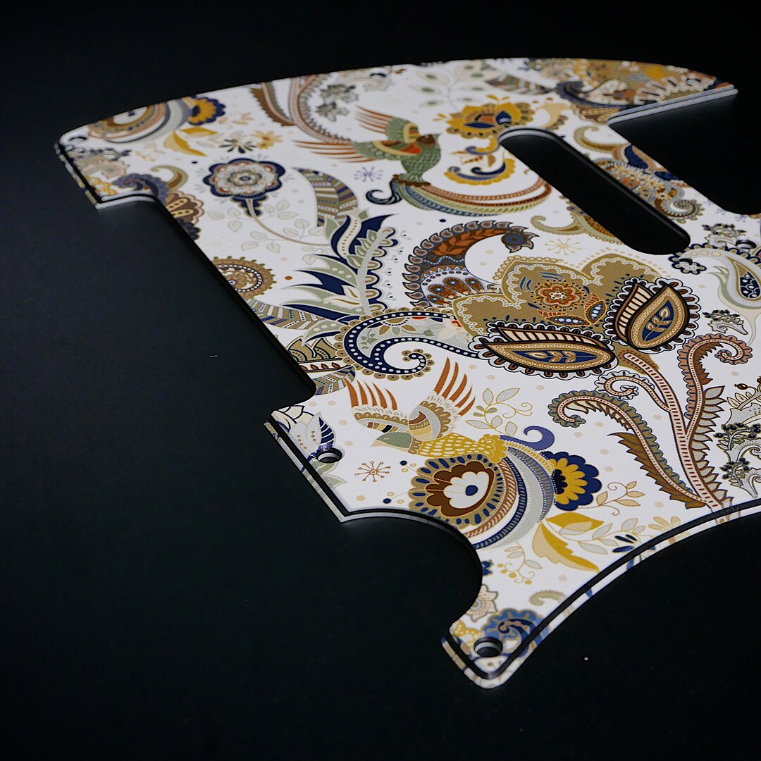 Fender T Style Pickguard • Paisley #8 • Custom Pickguard • Graphic ...