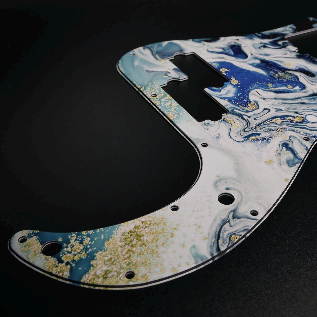 Fender Pbass Pickguard • Marble #23 • Custom Pickguard • Graphic ...