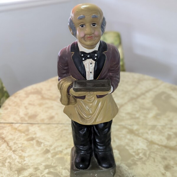 Butler Statue With Tray - Etsy