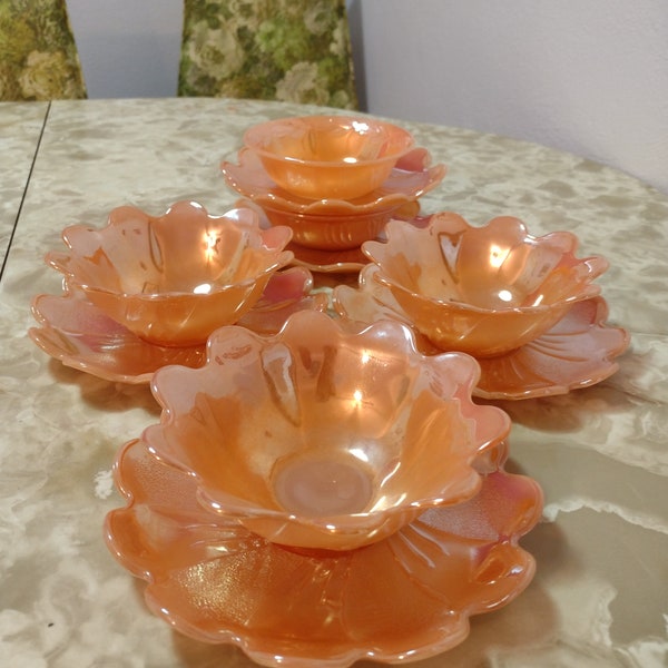 Peach Luster Ware - Etsy