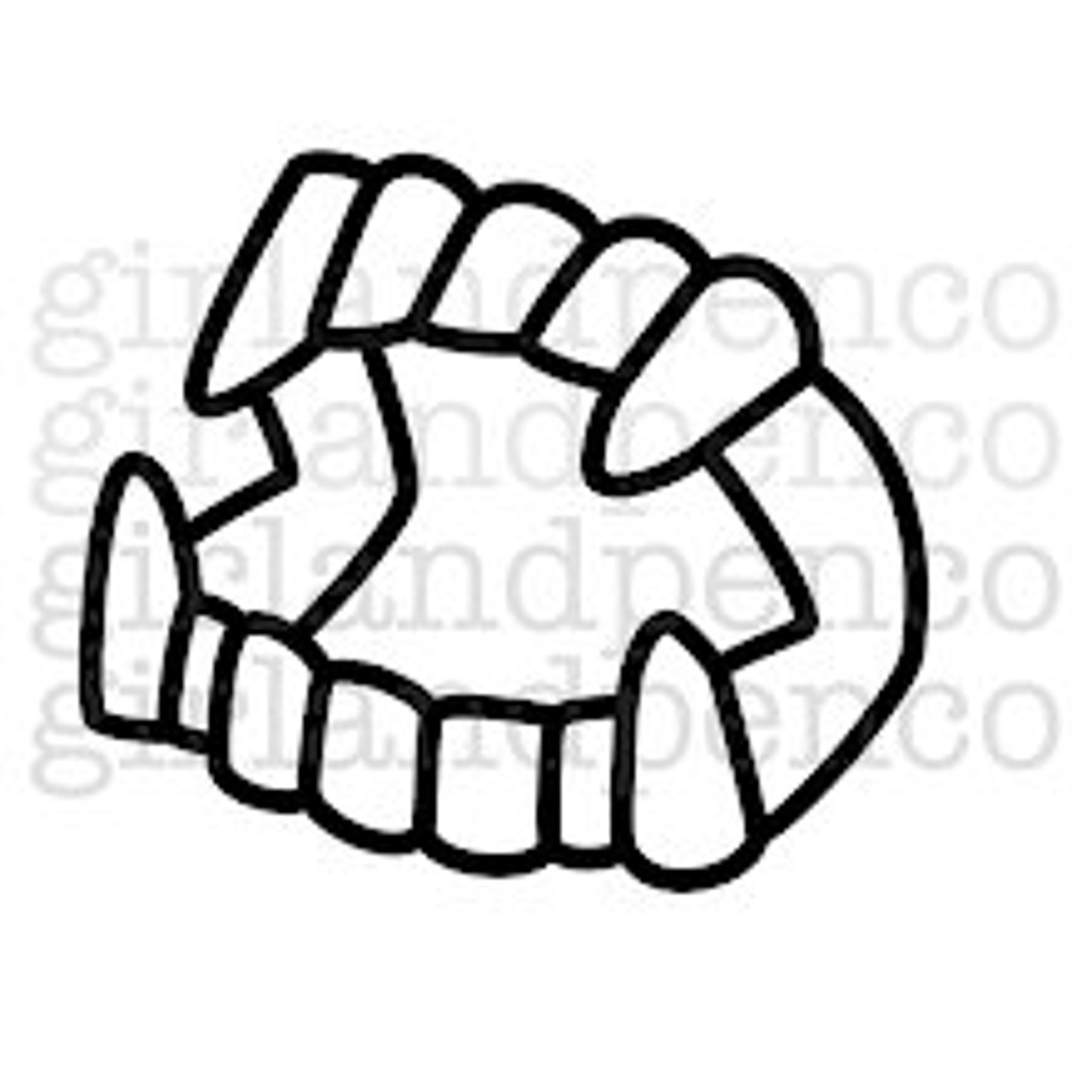 SVG PNG Fake Vampire Teeth Cut File Cute Pastel Goth Halloween Instant ...