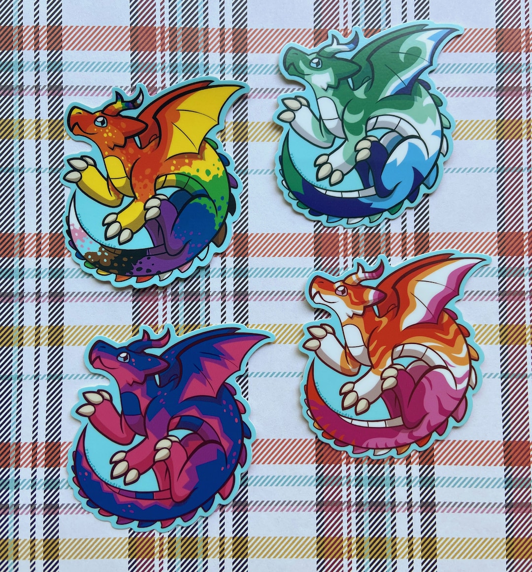 Mythical Pride: Dragons/ Dragon/ Dragon Art/ Monster/ Dragon Sticker ...