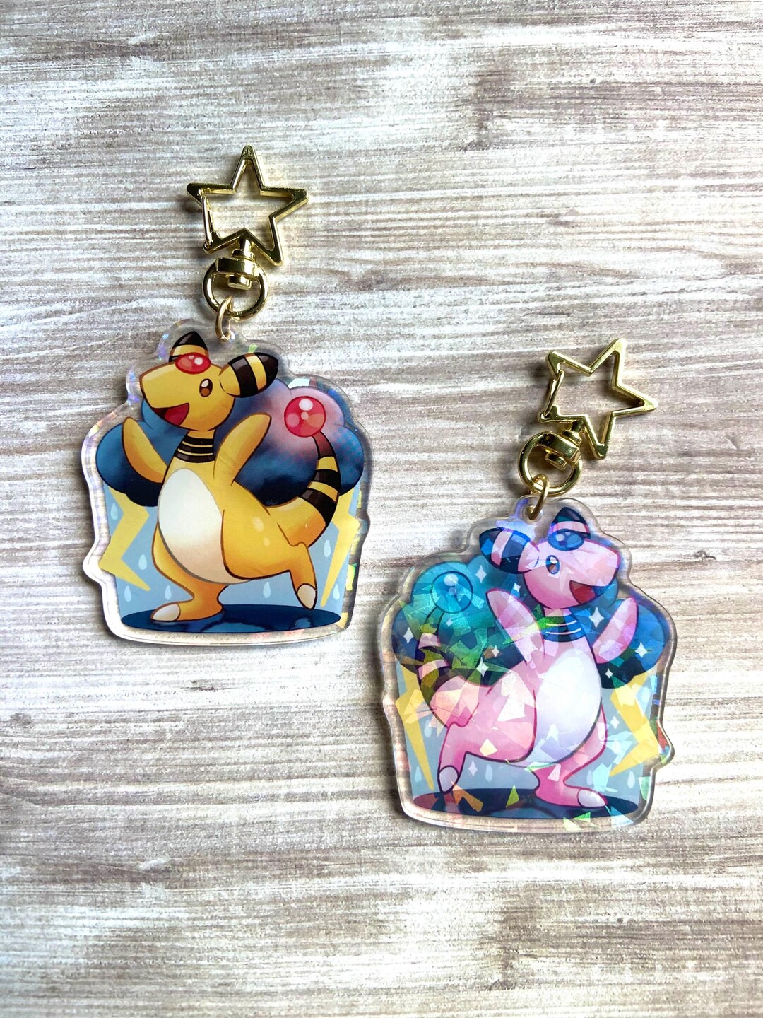 My Favorite Pocketmonster Acrylic Keychains/acrylic Charms/ Fanart ...