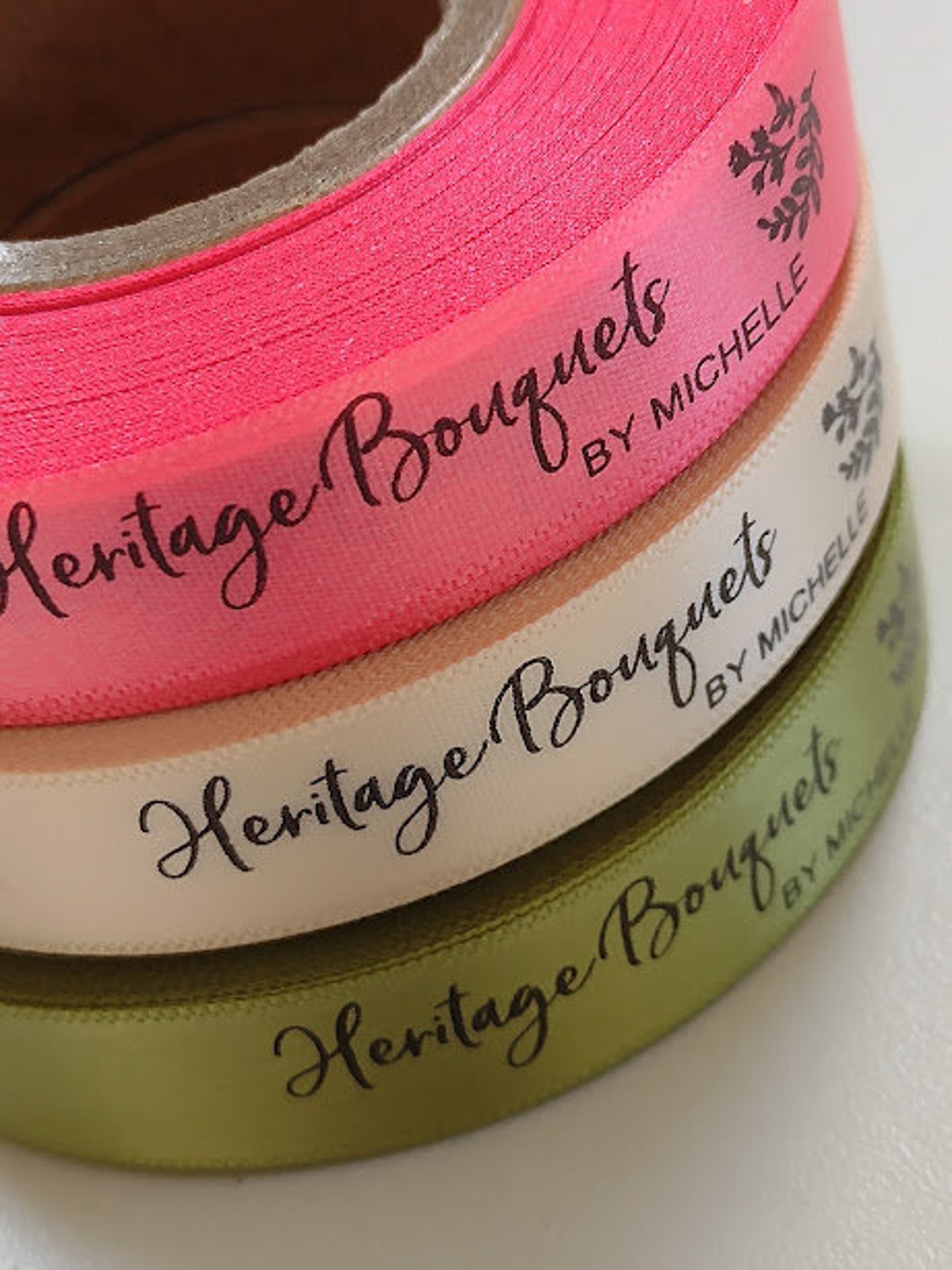 Corporate Ribbon Business Branded Ribbon Personalised - Etsy UK