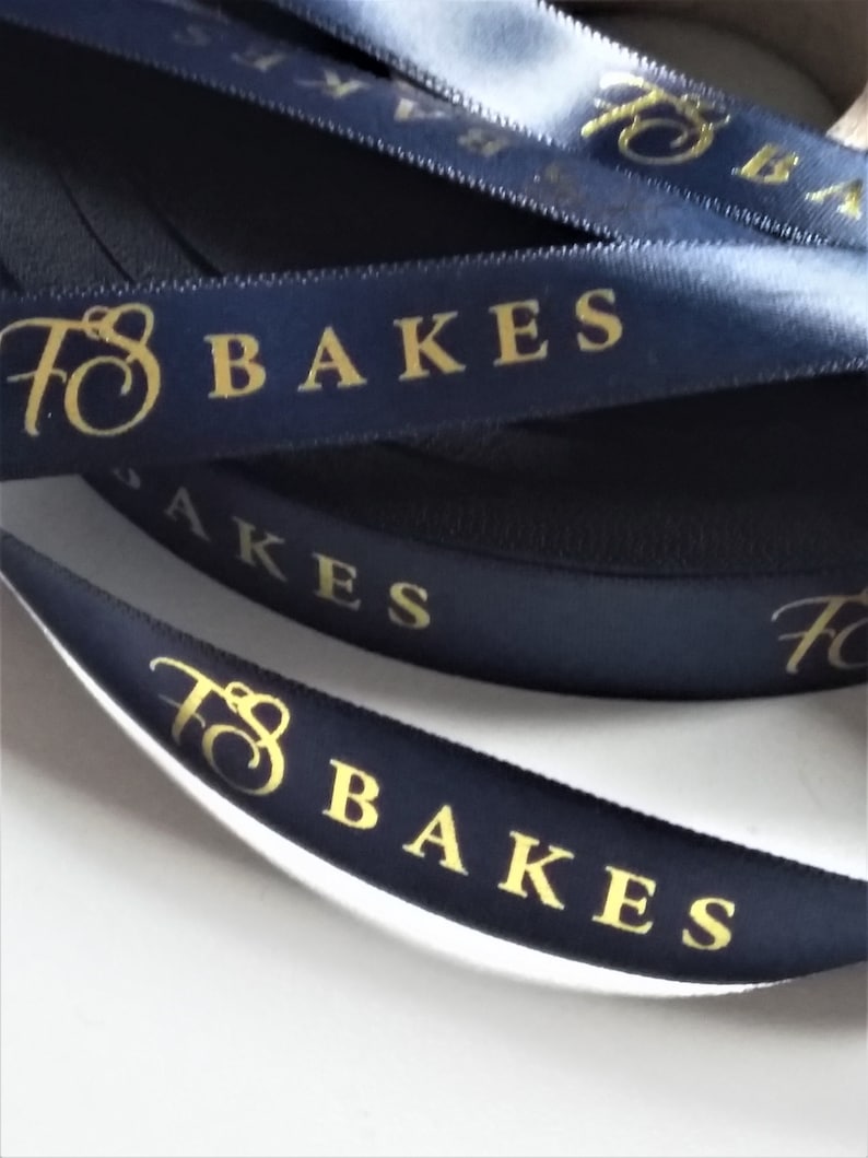 Personalised ribbon Customised ribbon 10mm satin ribbon | Etsy