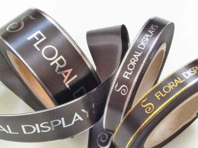 Corporate Ribbon Business Branded Ribbon Personalised | Etsy UK