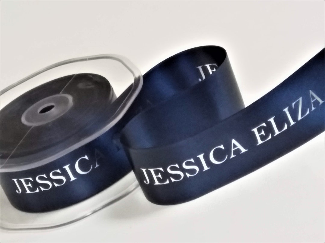 Personalised Ribbon, Customised Ribbon, 38mm Satin Ribbon, Printed ...