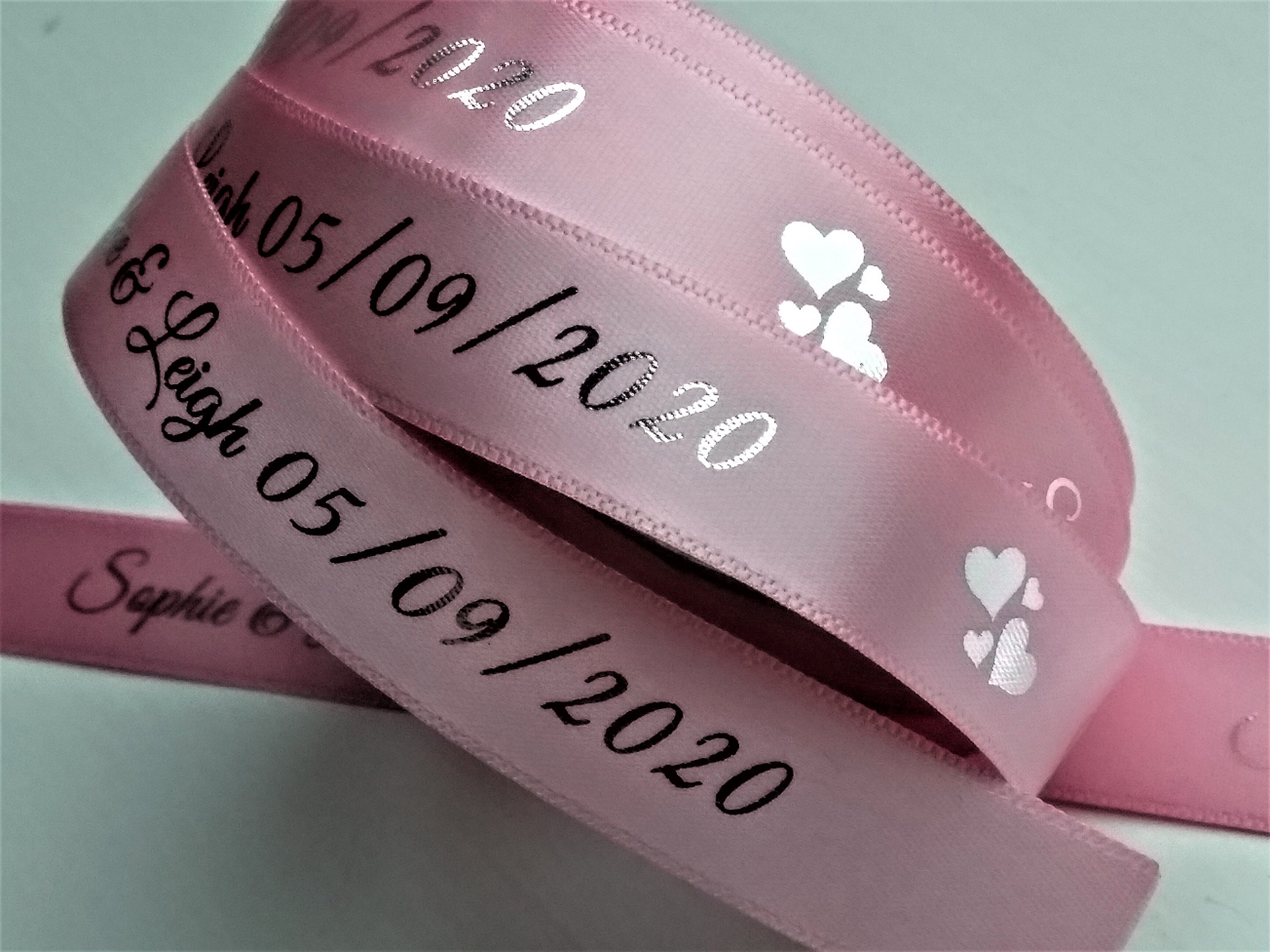 Wedding Personalised Ribbon Wedding Ribbon 15mm Ribbon. - Etsy UK