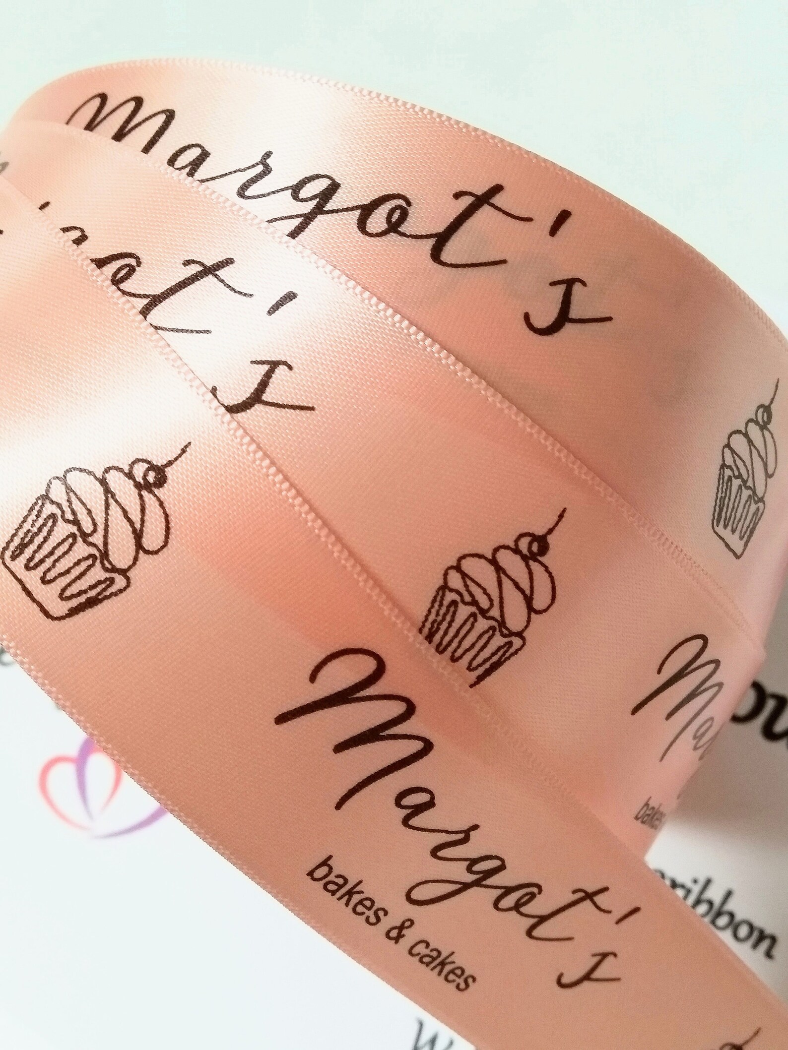 Corporate Ribbon Business Branded Ribbon Personalised | Etsy UK