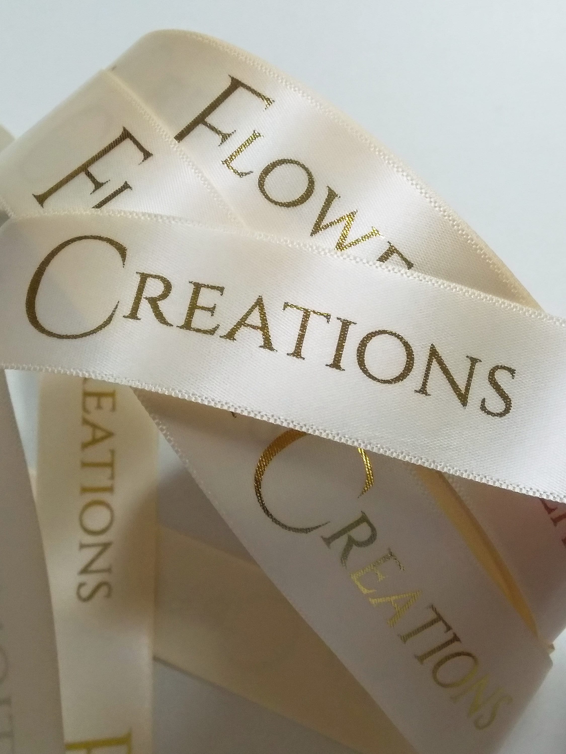 Corporate Ribbon Business Branded Ribbon Personalised - Etsy UK