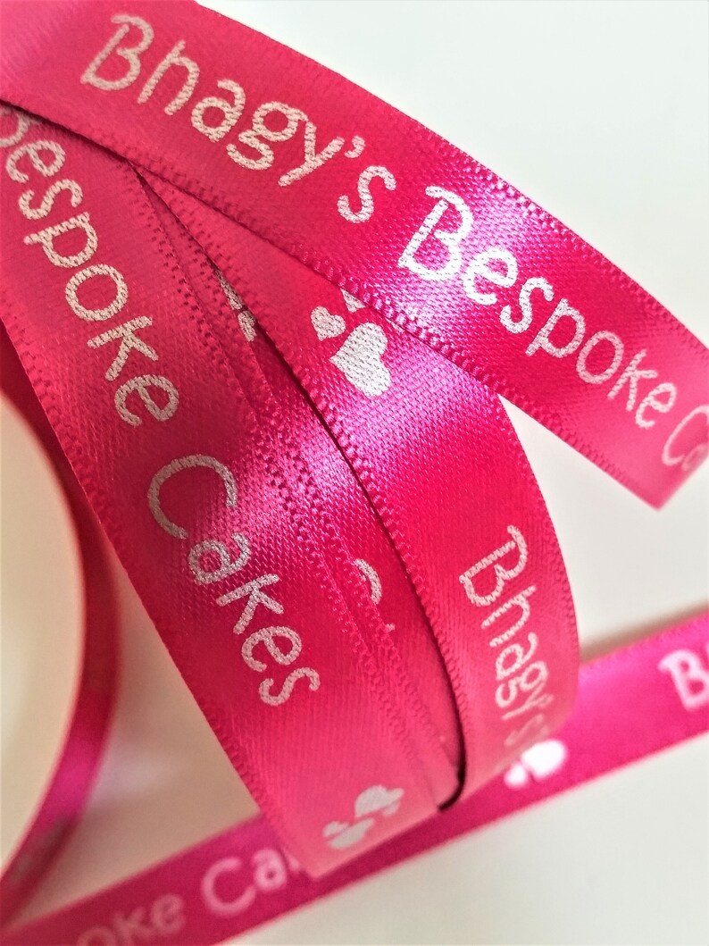 Personalised ribbon Customised ribbon 10mm satin ribbon | Etsy