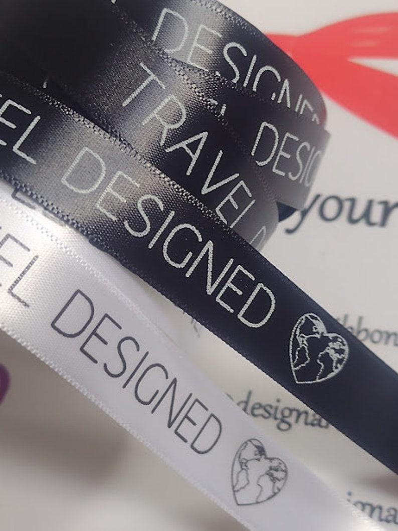 Corporate Ribbon Business Branded Ribbon Personalised - Etsy UK