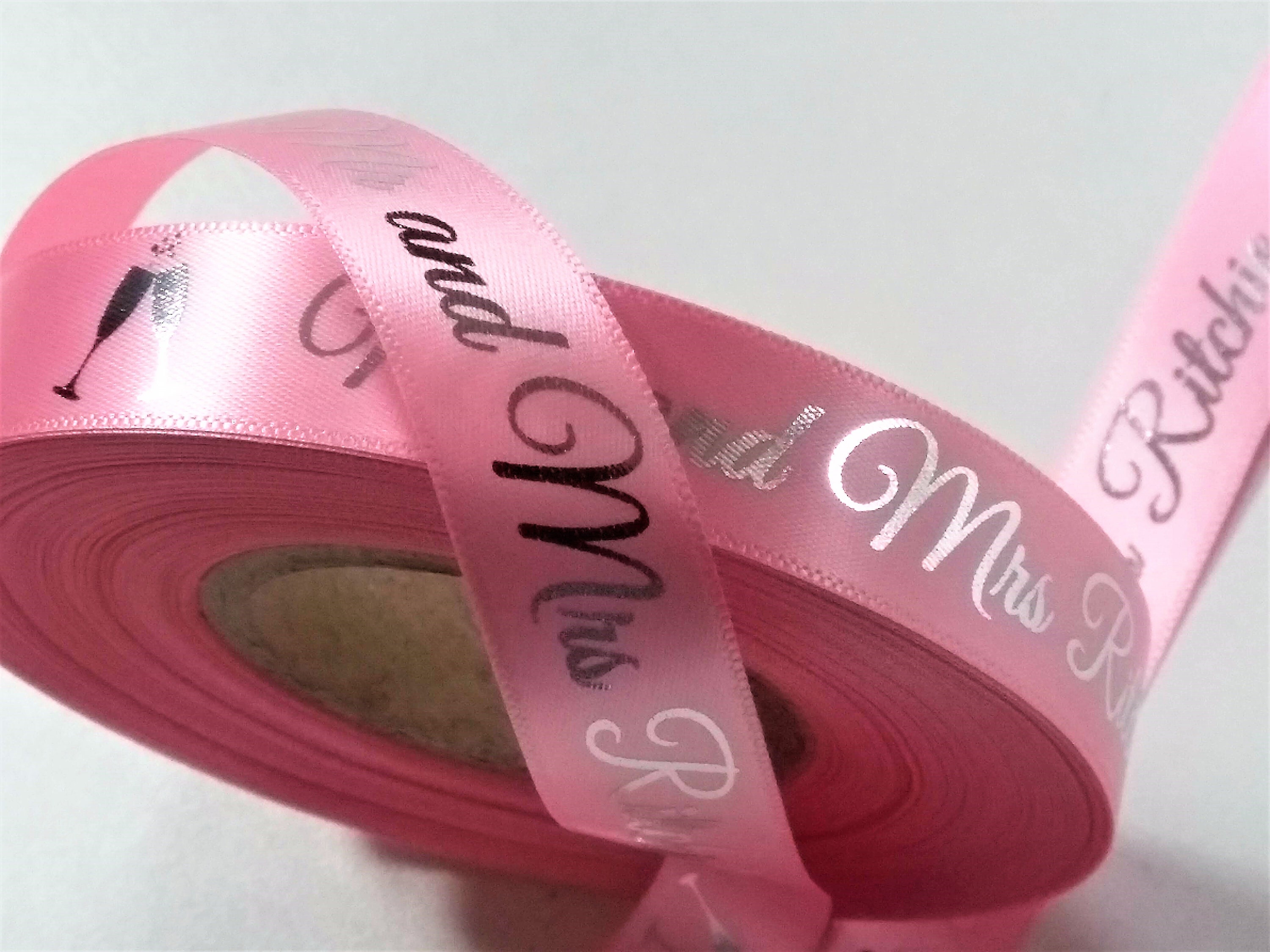 Wedding Personalised Ribbon Wedding Ribbon 15mm Ribbon. - Etsy UK