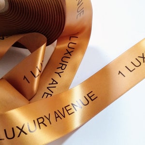 Personalised Ribbon, Customised Ribbon, 38mm Satin Ribbon, Printed ...