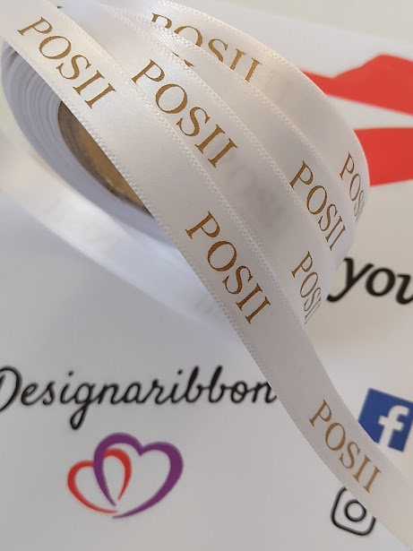 Personalised Ribbon Customised Ribbon 10mm Satin Ribbon - Etsy UK
