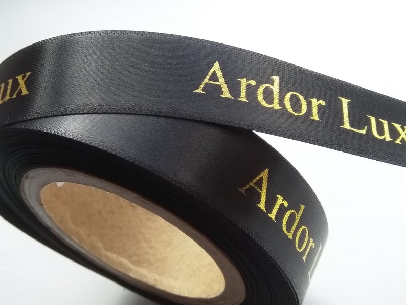 Corporate Ribbon Business Branded Ribbon Personalised | Etsy