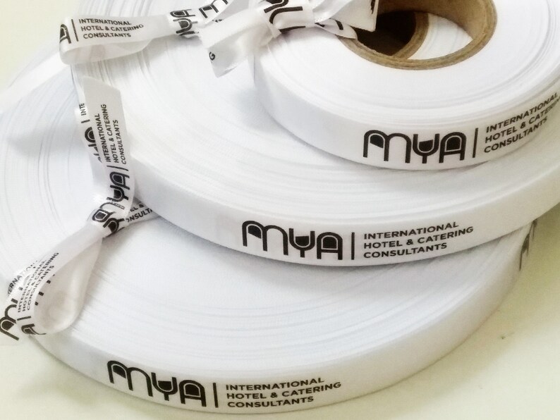 Corporate Ribbon Business Branded Ribbon Personalised | Etsy UK