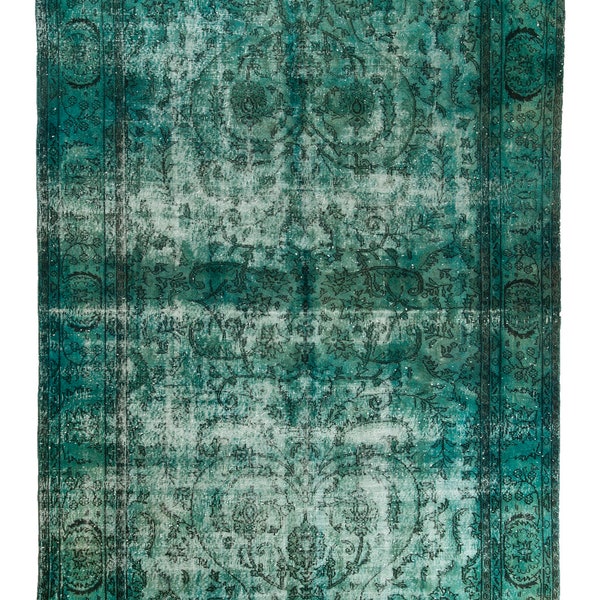 Green Overdyed Rug - Etsy