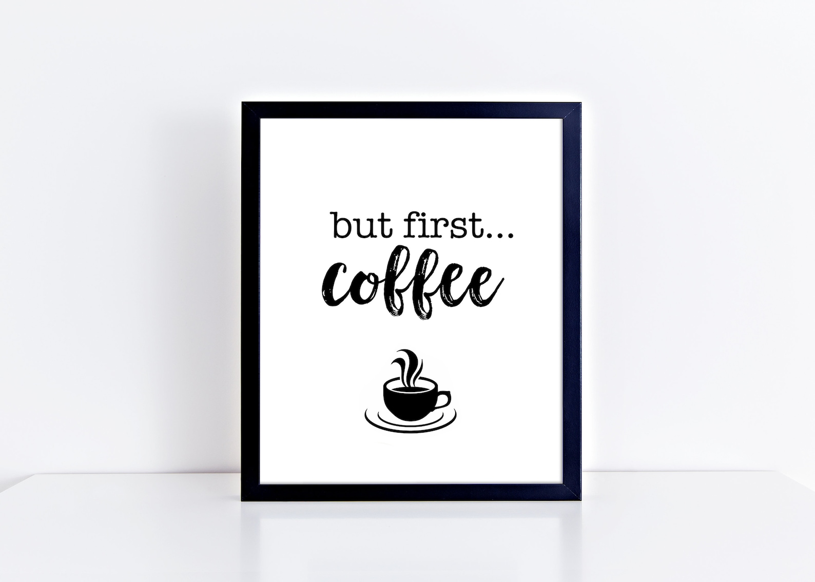 But First Coffee Printable, Instant Download, Digital, Wall Art, Quote ...